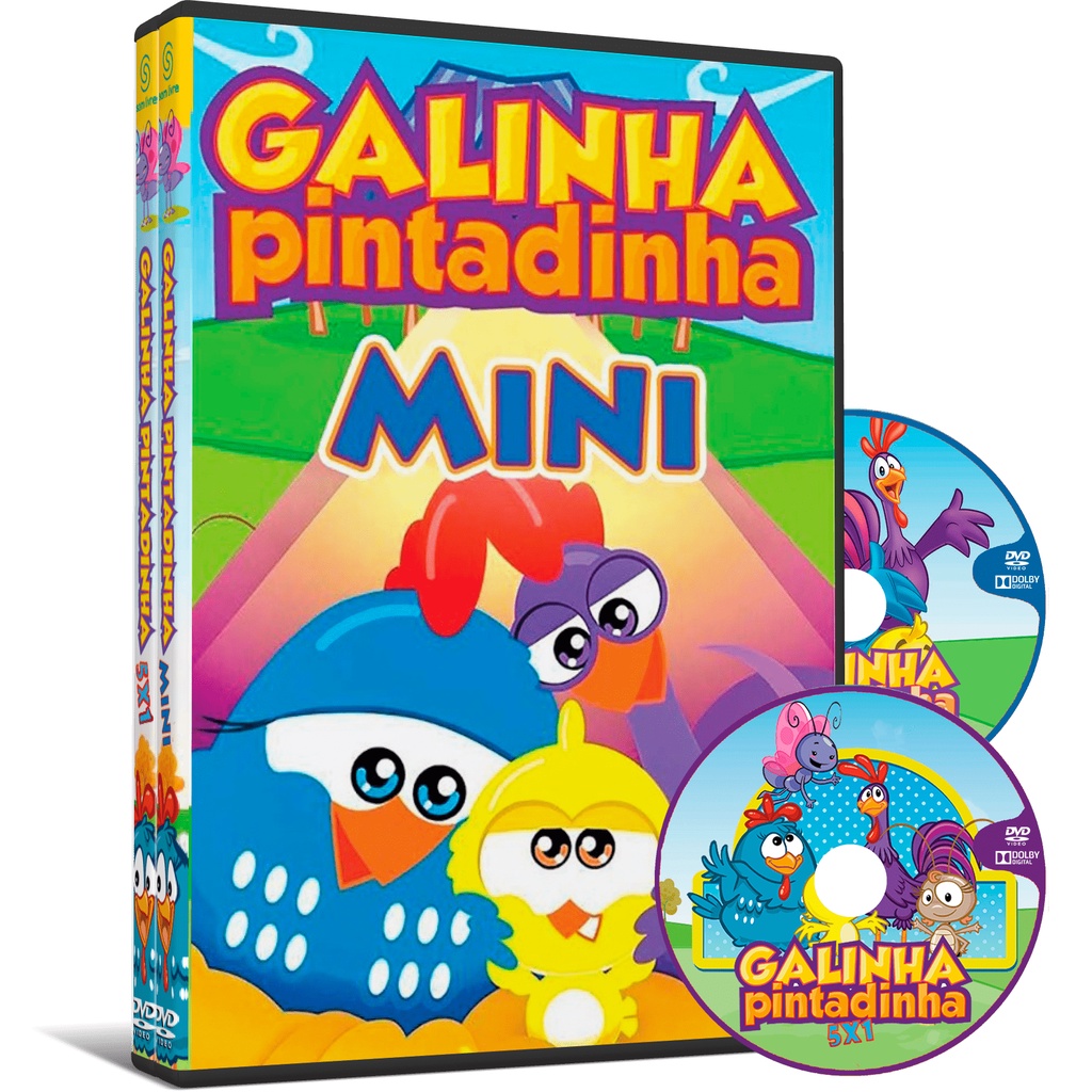 DVD Galinha Pintadinha 5x1 e Mini | Shopee Brasil