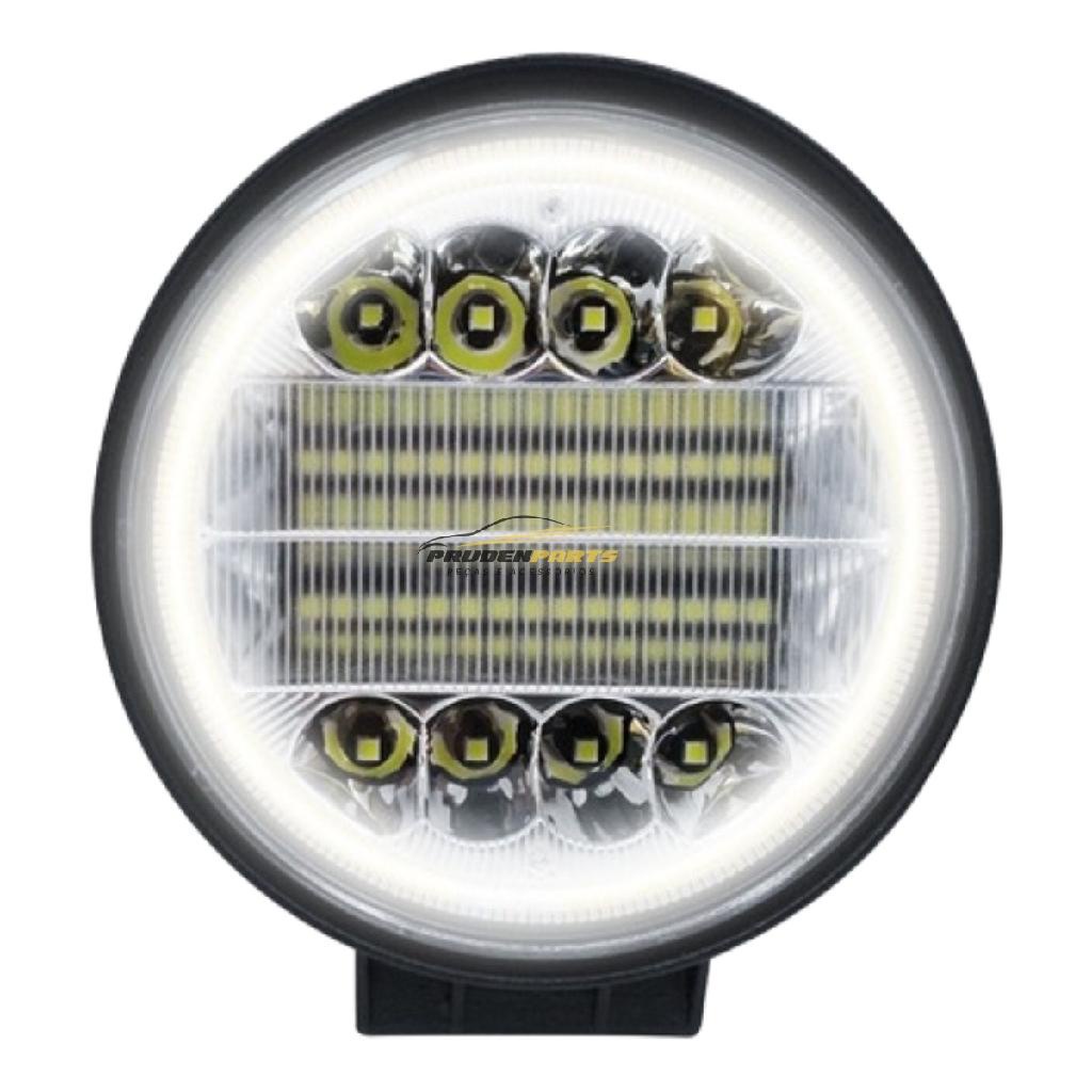 FAROL DE MILHA LED 7D REDONDO 38 LEDS 12-80V LUZ BRANCA DRL | Shopee Brasil