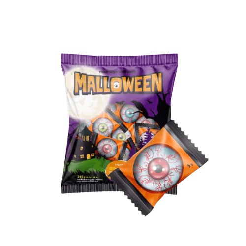 bala Marshmallows Halloween Malloween 250g | Shopee Brasil