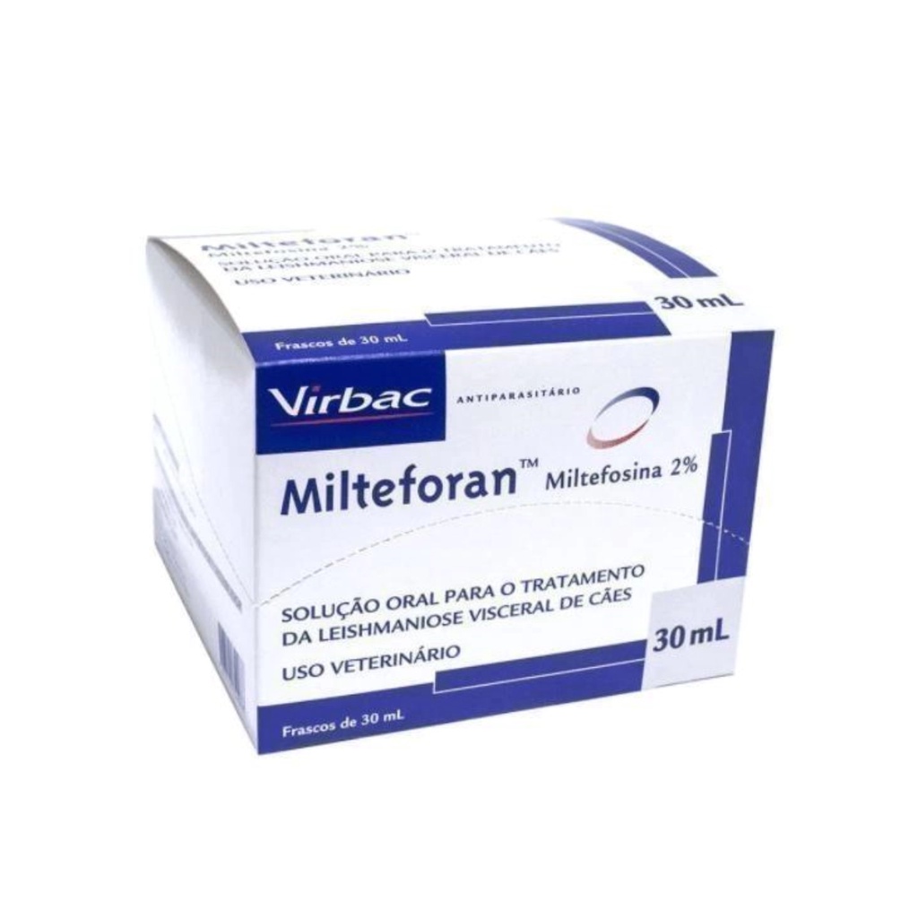 Milteforan Tratamento Leishmaniose Virbac 30ml Miltefosina | Shopee Brasil