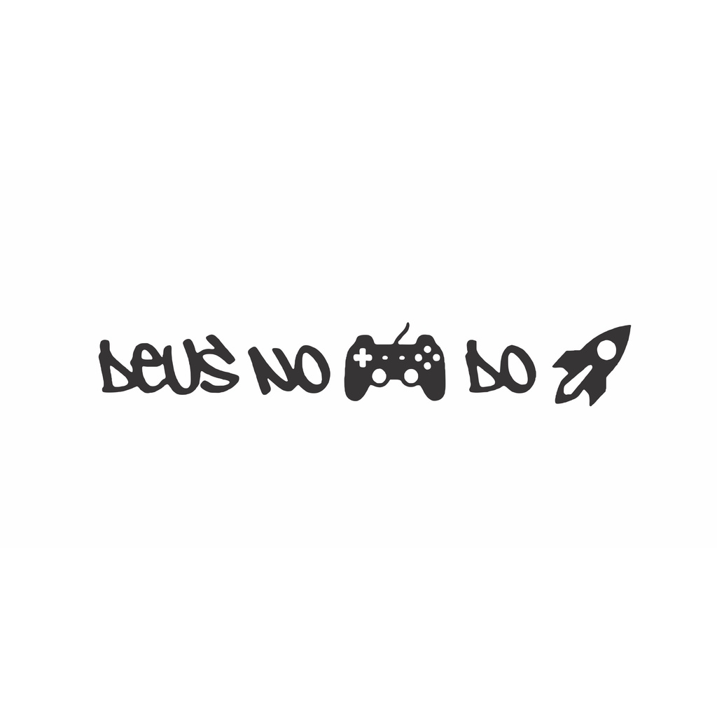 Adesivo Deus no controle do foguete ( 19cmx3cm) | Shopee Brasil