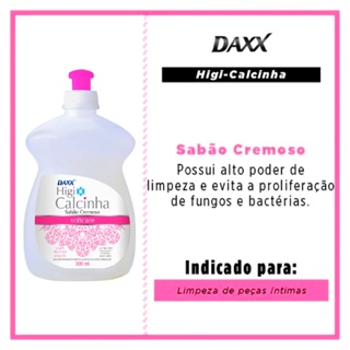 Sabao Cremoso Intimo Daxx Higi Calcinha Softcare 300ml Sabonete Para ...