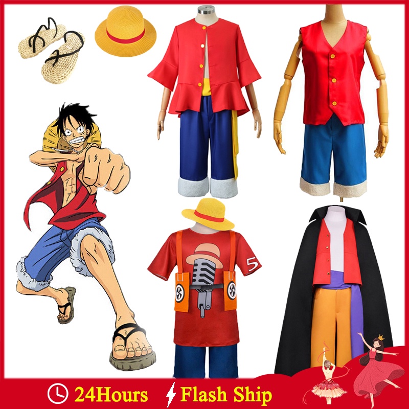 Anime One Piece Cosplay Macaco D Luffy Wano País Arc Fantasia Chapéu ...