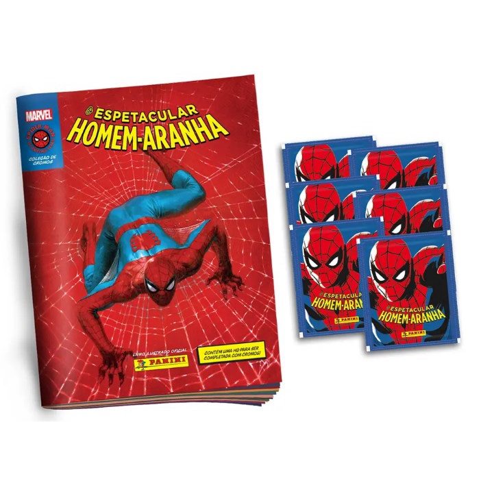 Album De Figurinhas Marvel O Espetacular Homem Aranha 60 Anos + 20 Envelopes | Shopee Brasil
