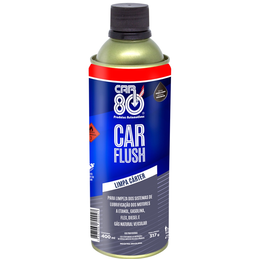Limpa Cárter E Motor Descarbonizante Car Flush Car80 400ml | Shopee Brasil