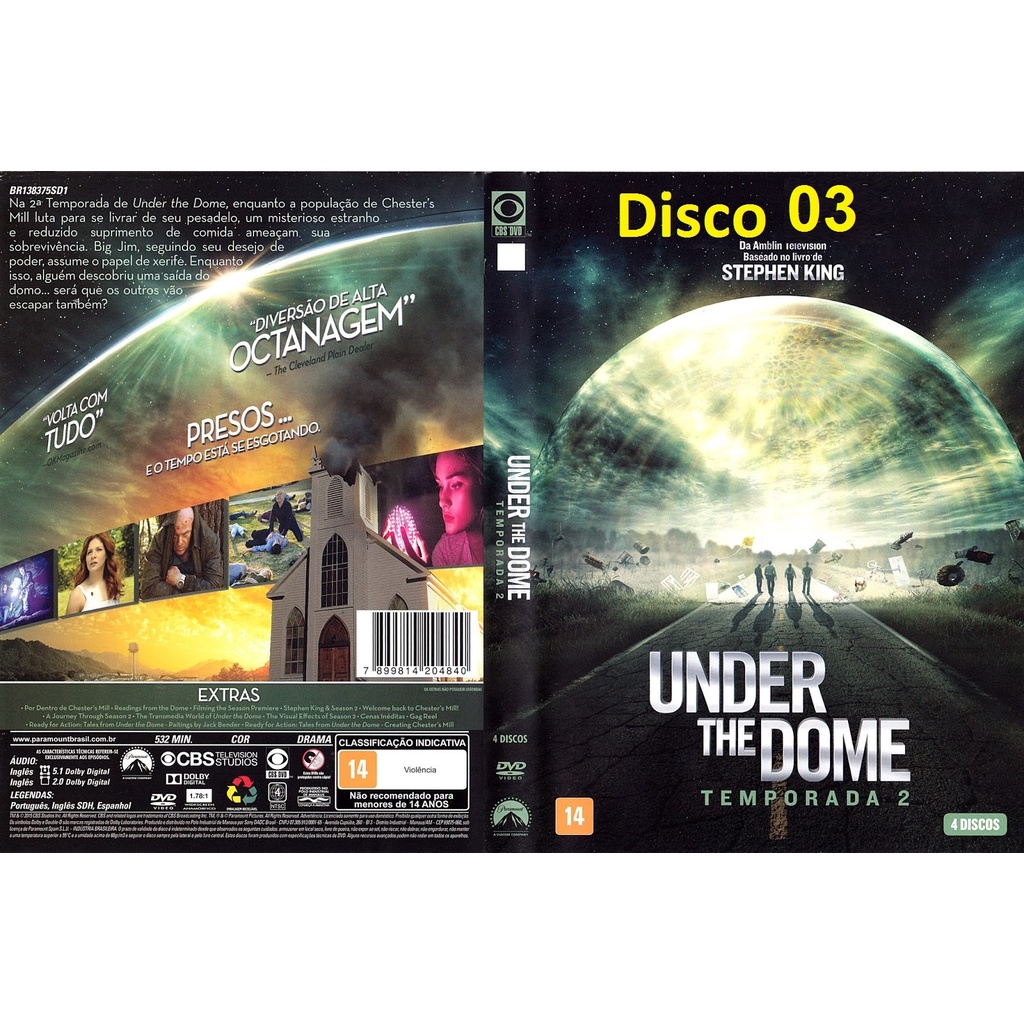 Dvd under the dome as 3 temporadas + sexta temporada de LUCIFER+ ...
