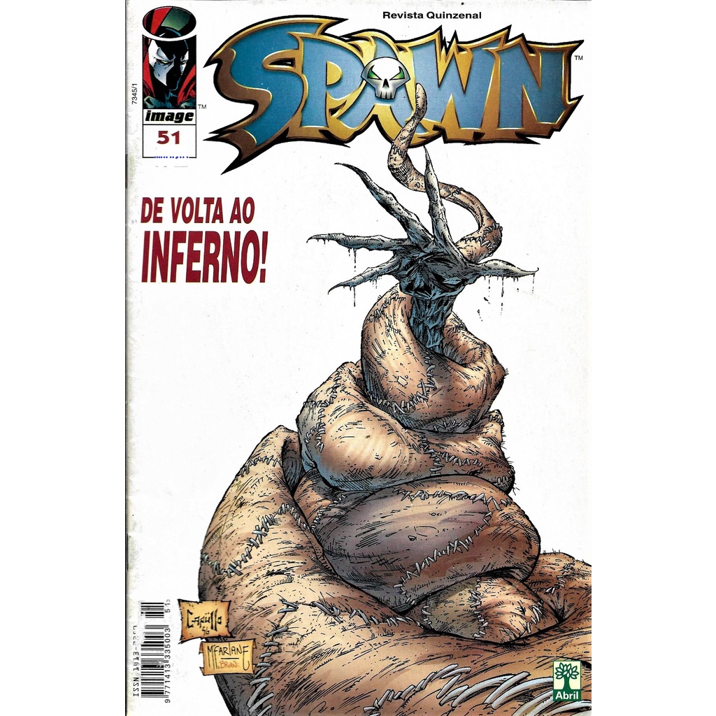 Spawn N° 51 (12/1998) Editora Abril – Capa Comum | Shopee Brasil