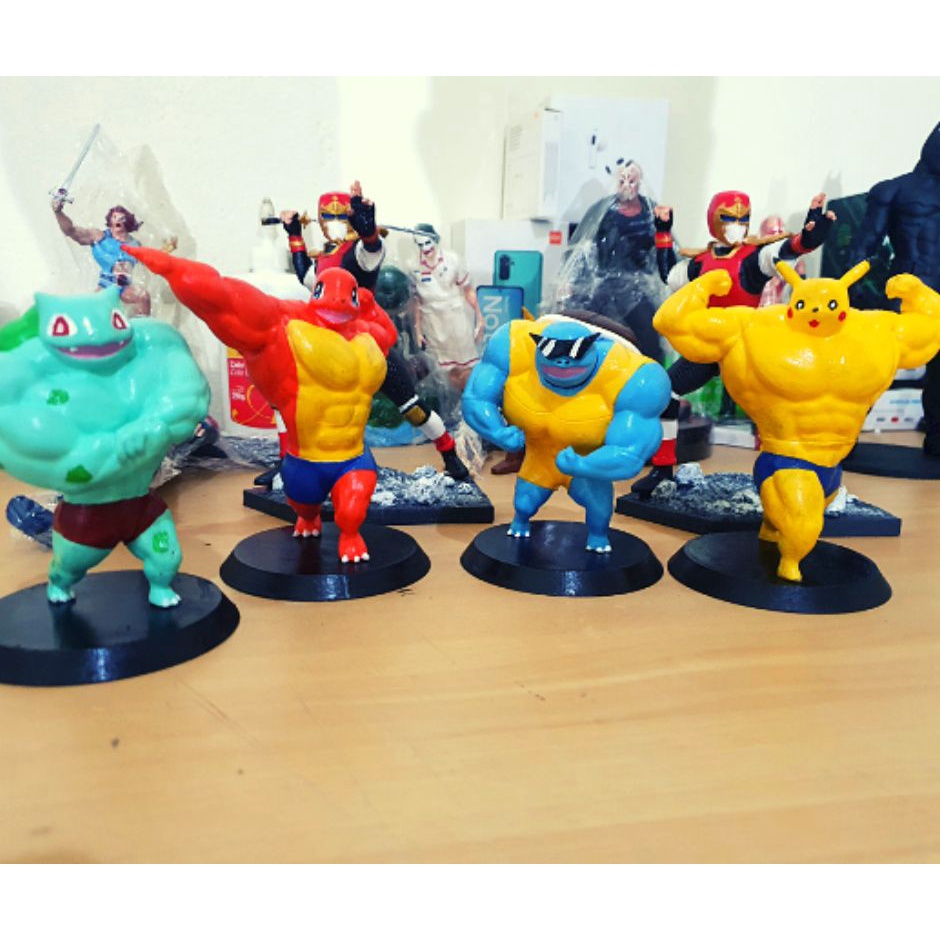 Pokémon Maromba Action figure Boneco Pikachu Bulbassauro Charmander ...