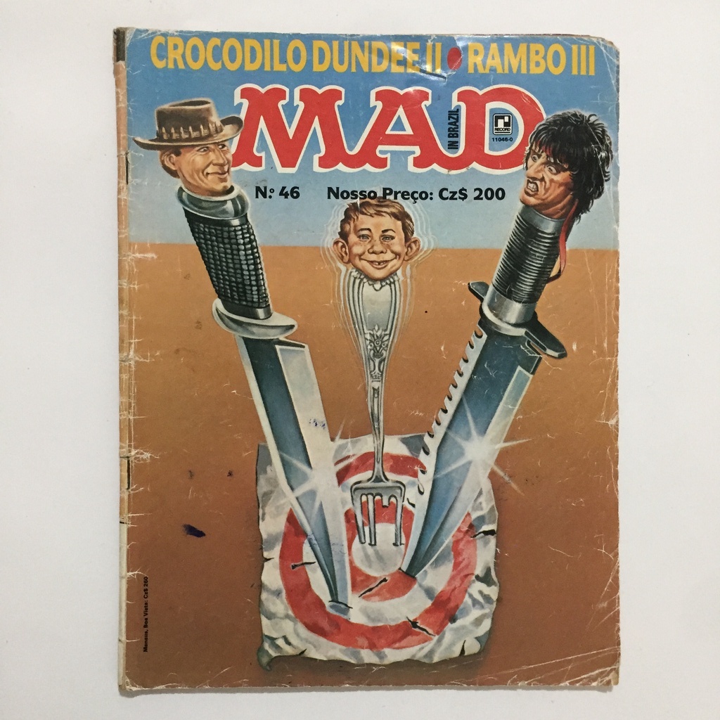 Mad - Crocodilo Dundee II - Rambo III - Nº 46 - Record | Shopee Brasil