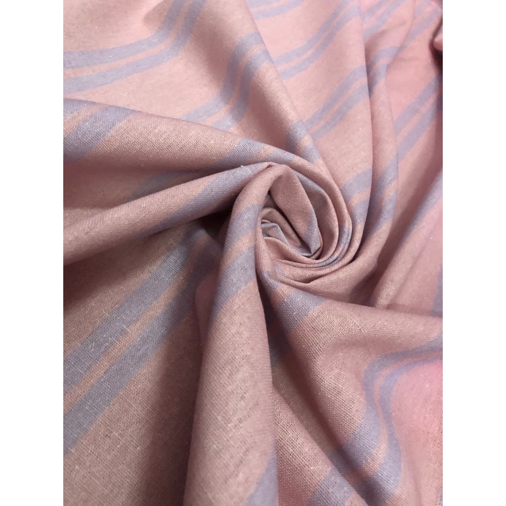 Tecido Linho Estampado Listrado 1 Metro Linho Misto ( 1,00 X 1,40 ...