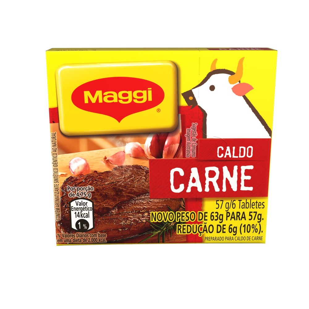 Caldo MAGGI Carne Tablete 57g | Shopee Brasil