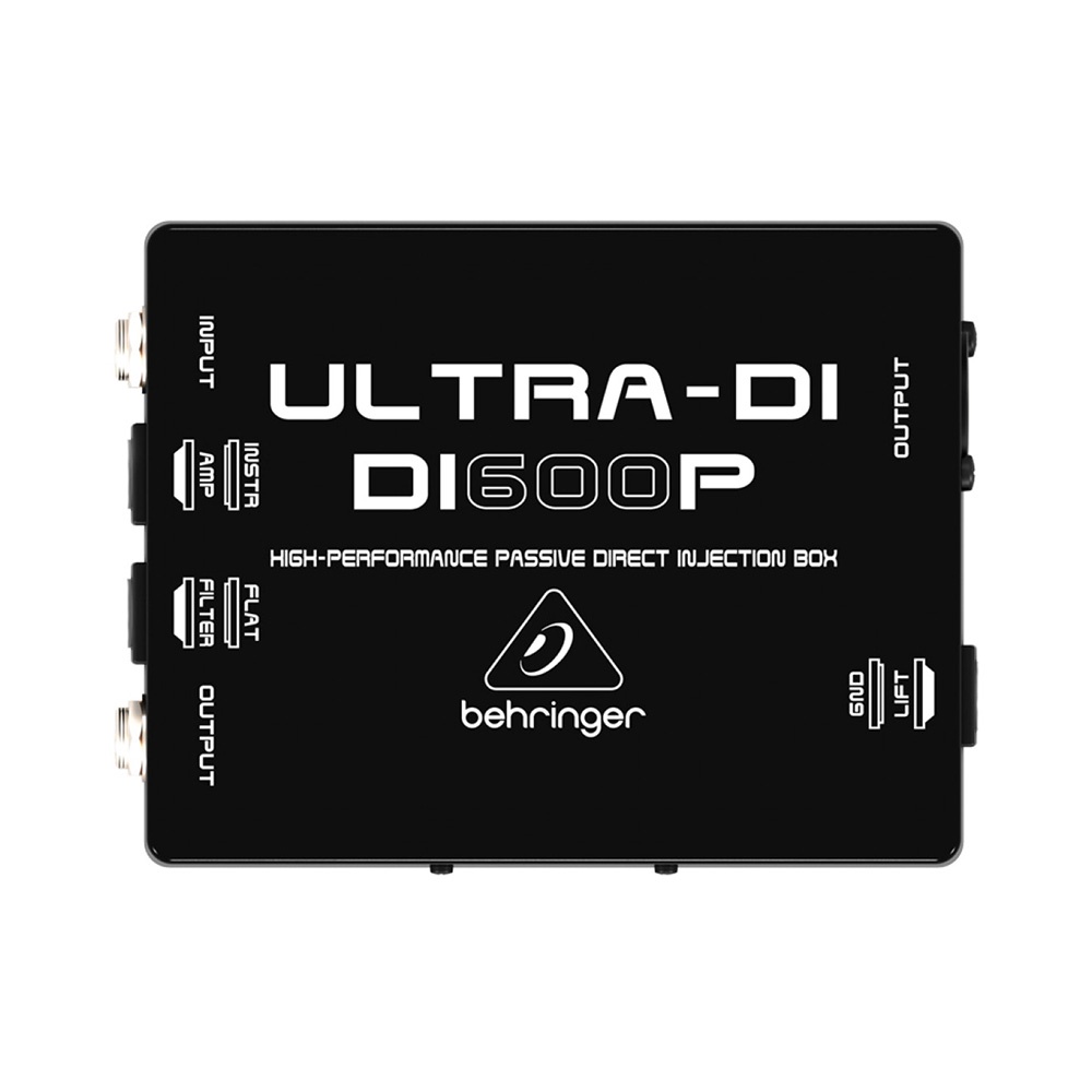 Direct Box Passivo Behringer Di600p Ultra-Di | Shopee Brasil