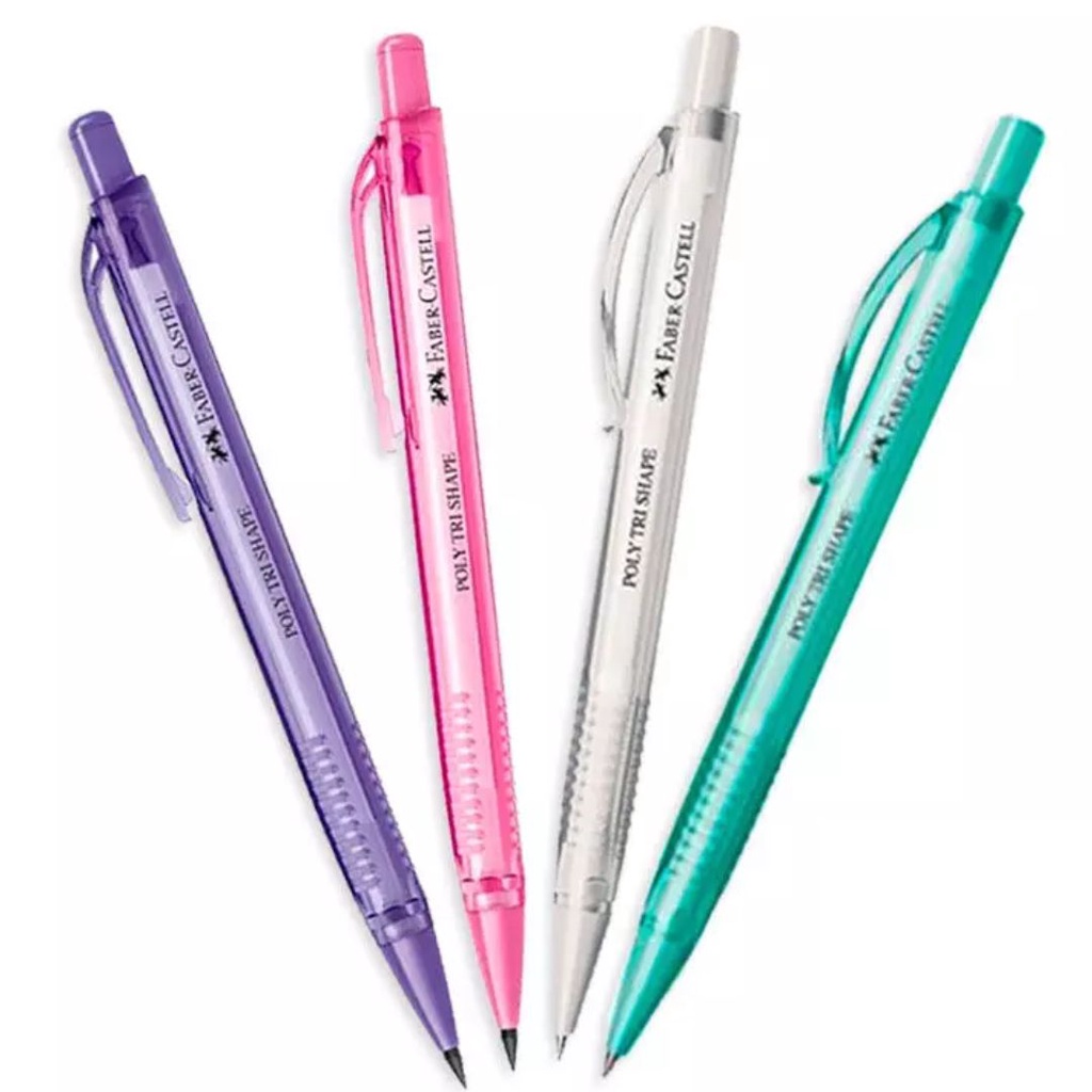 LAPISEIRA POLY TRI SHAPE 0.7 MM FABER CASTELL | Shopee Brasil