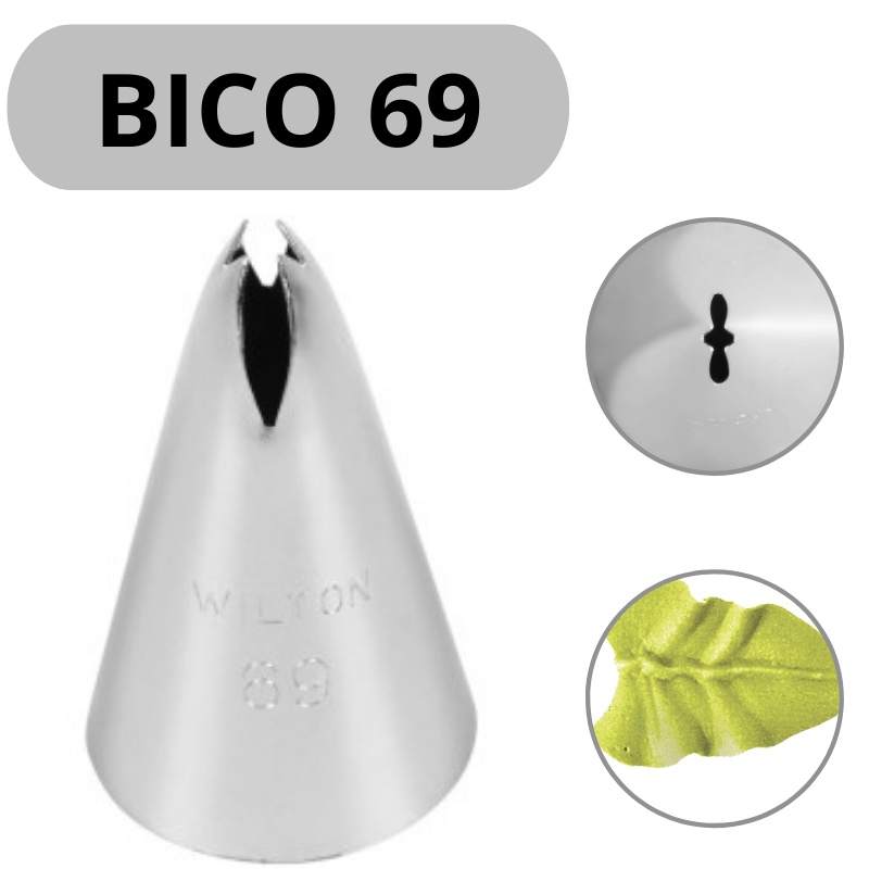 Bico Folha 69 Para Confeitar - Wilton | Shopee Brasil