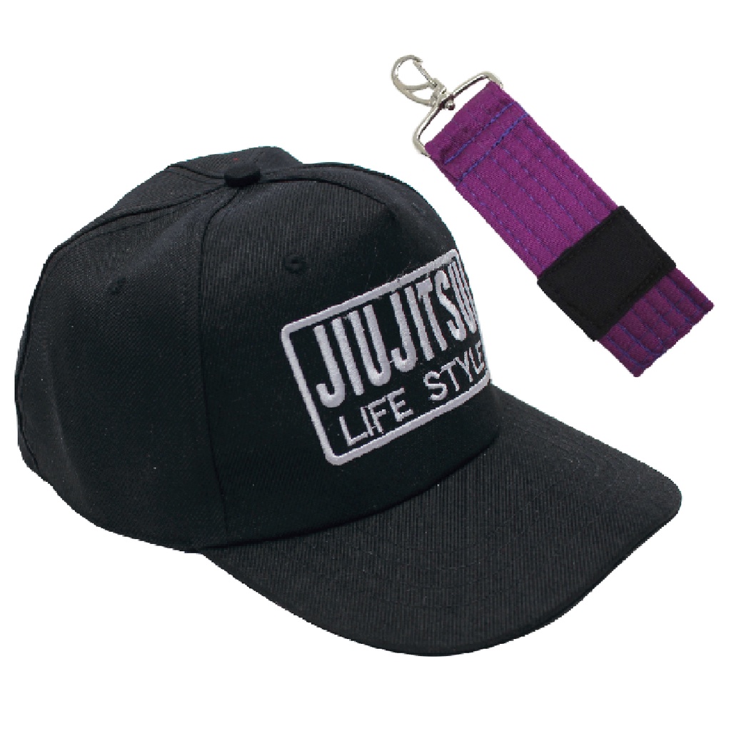 Boné Jiu Jitsu Trucker Preto - BJJ001+ Chaveiro Faixa Roxa | Shopee Brasil