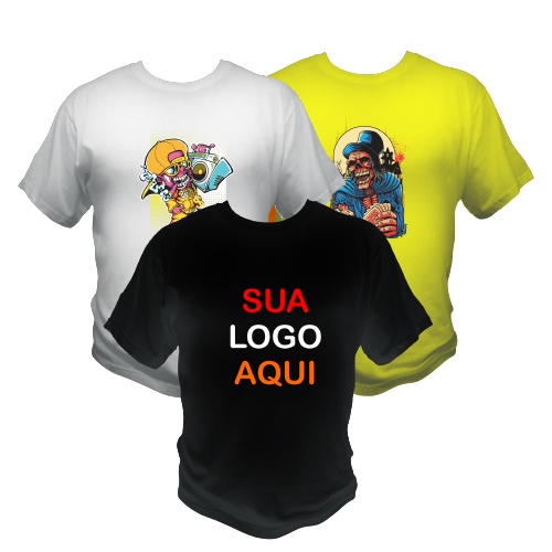 Camiseta 100% Algodão Personalizadas ( Estampas em DTF ) | Shopee Brasil