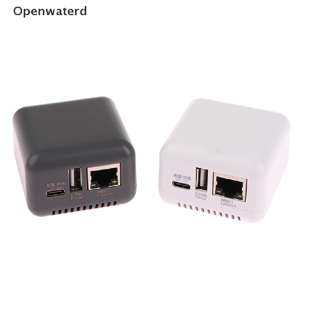 Mini Servidor De Impressão USB 2.0 Openwaterd (Rede/WIFI/BT Nuvem pring ...