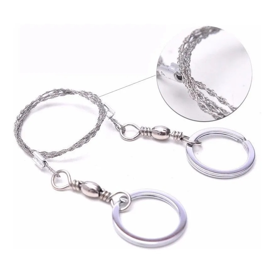 Cabo De Aco Serra Arame Fio Wire Saw Camping Corte Bushcraft | Shopee ...