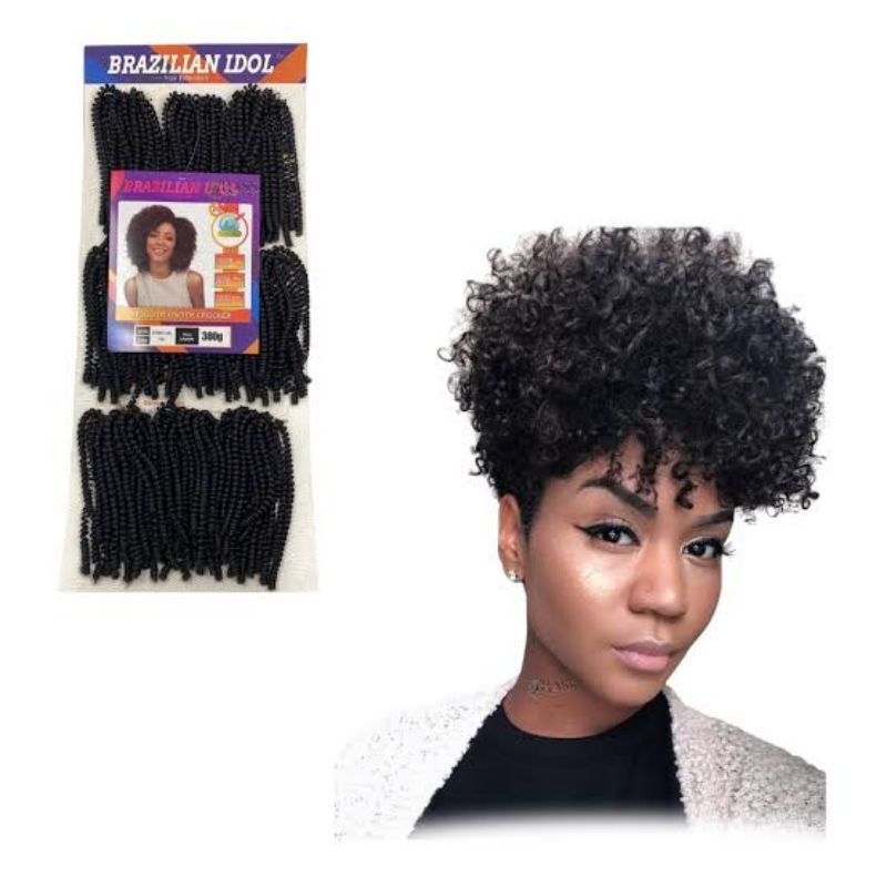 Cabelo Spring Curl, várias cores, 300gr | Shopee Brasil