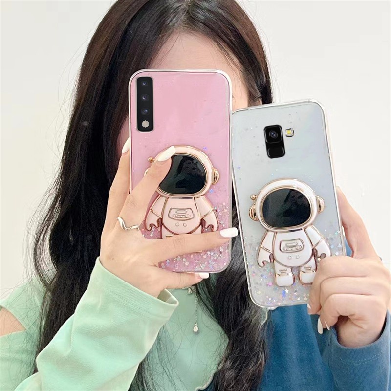 Samsung J6 A6 A6 A8 Plus A7 A9 2018 J8 2018 J4 J6 Estojo Brilhante Para