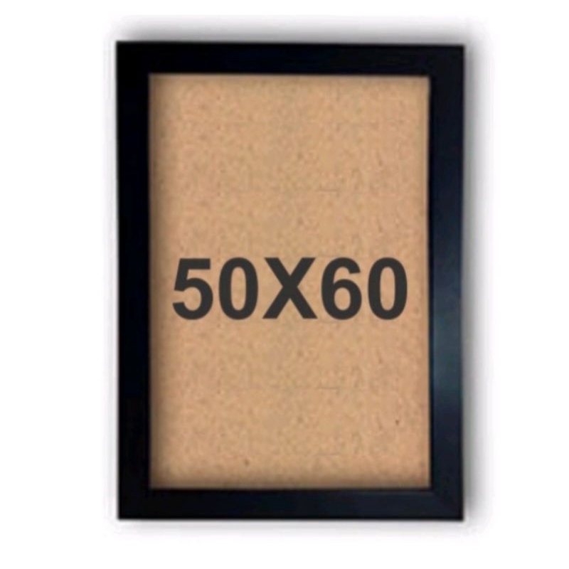 Moldura 50X60 Cm Com Acrilico e Fundo Quadro Foto Poster Retrato ...
