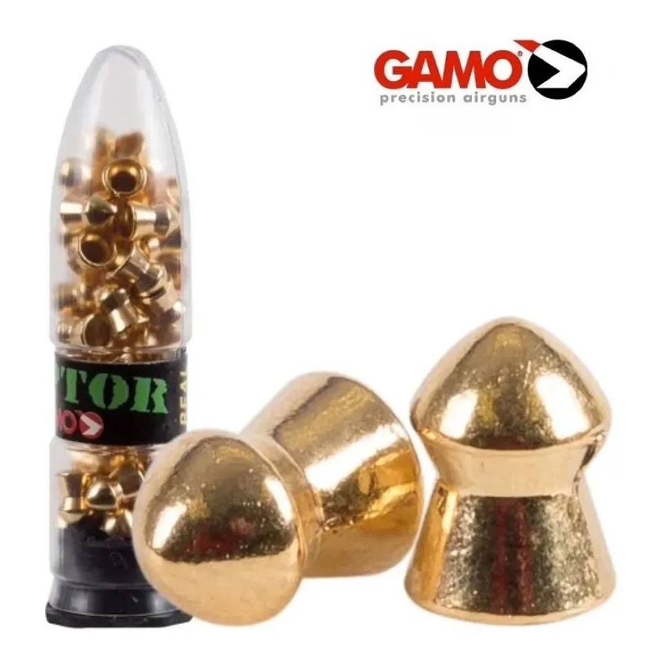 Chumbinho Gamo Raptor Pba Gold Power Pellets 5,5mm 50un | Shopee Brasil