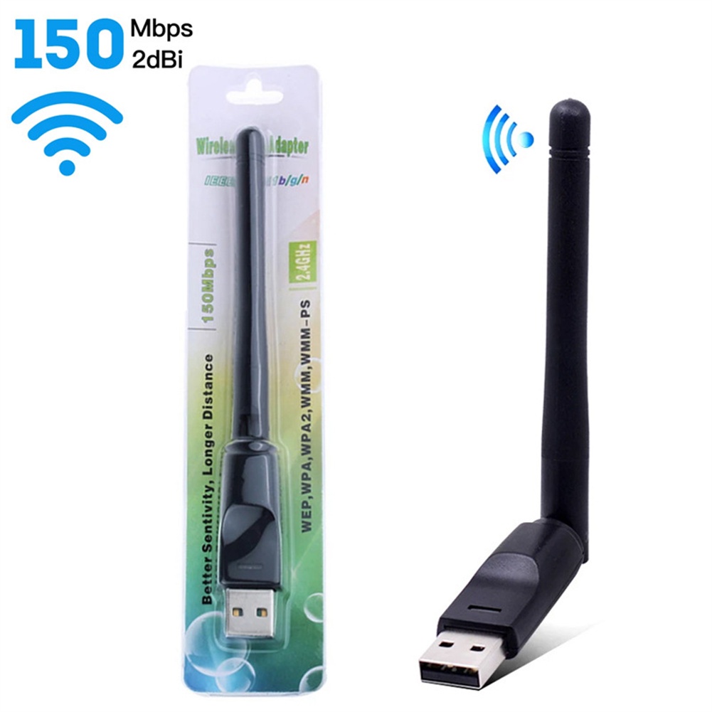 Adaptador USB Wifi 150Mbps Antena 2.4G Placa De Rede Sem Fio RTL8188 ...