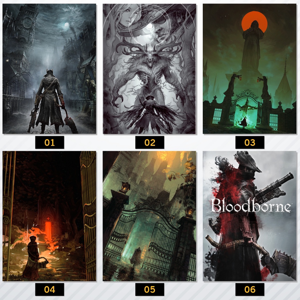 Placa Decorativa Bloodborne - Tamanho 28x40cm - Games | Shopee Brasil