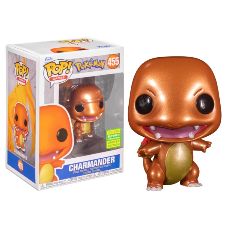 FUNKO POP! POKEMON - CHARMANDER 455 (SDCC 2022) | Shopee Brasil