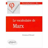 Le vocabulaire de marx de Emmanuel Renault | Shopee Brasil