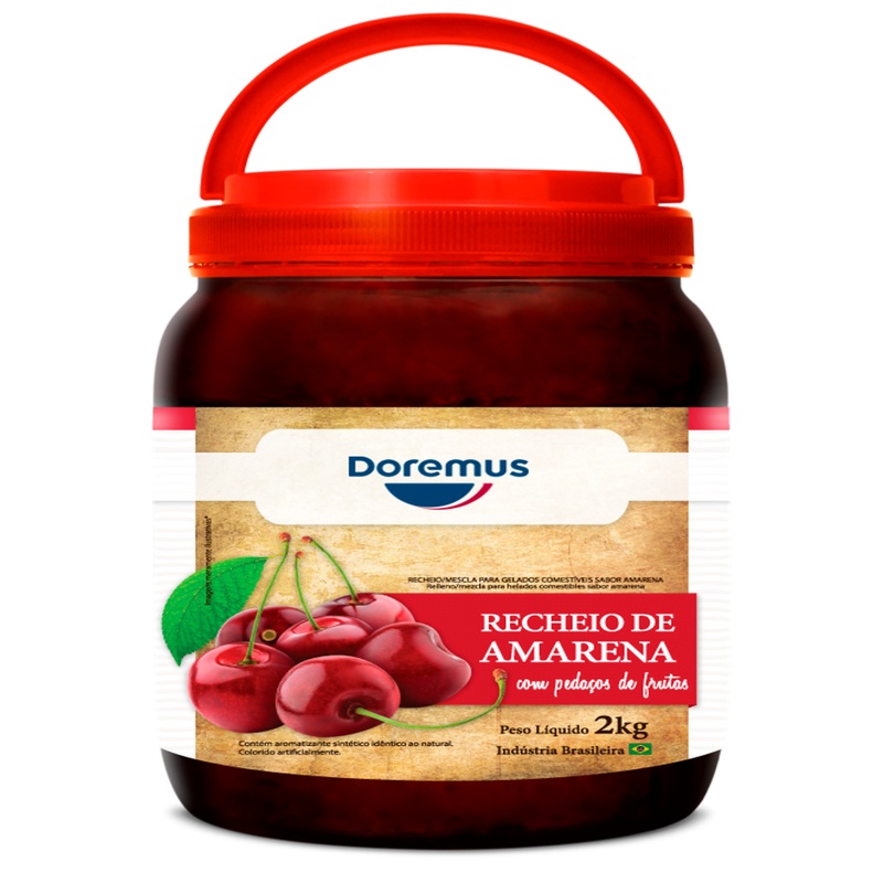 Recheio Mescla Preparado de Amarena Doremus 2kg | Shopee Brasil