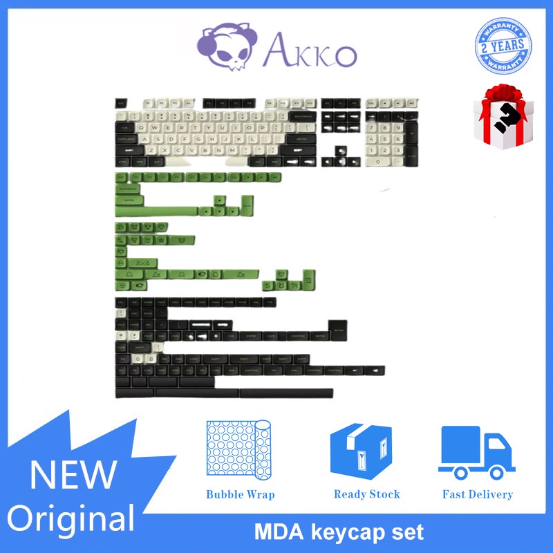 AKKO MDA Profile Teclas Conjunto Olivia Panda Teclado Mecânico | Shopee ...
