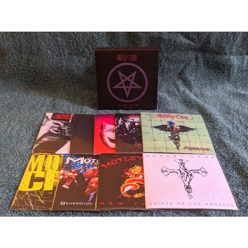 MOTLEY CRUE THE COMPLETE COLLECTION MINI-LP BOX-SET (FANMADE) | Shopee ...