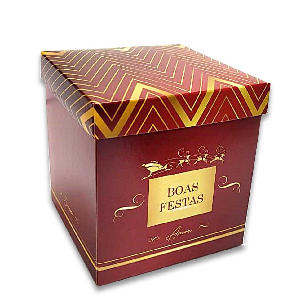 Caixa de Natal "Boas Festas" Ref: NT133 - JR | Shopee Brasil