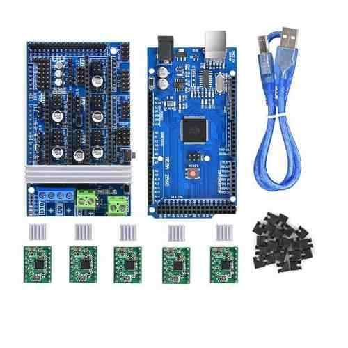 Kit Arduino Mega 2560 + Ramps 1.6 + 5x A4988 + Cabo Usb | Shopee Brasil