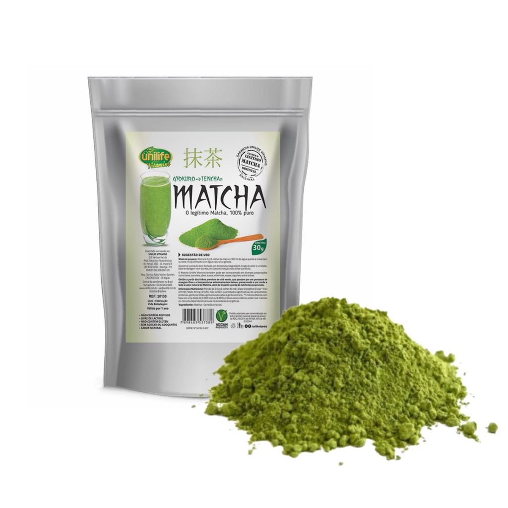 Matcha Legítimo Puro 30g Unilfe | Shopee Brasil