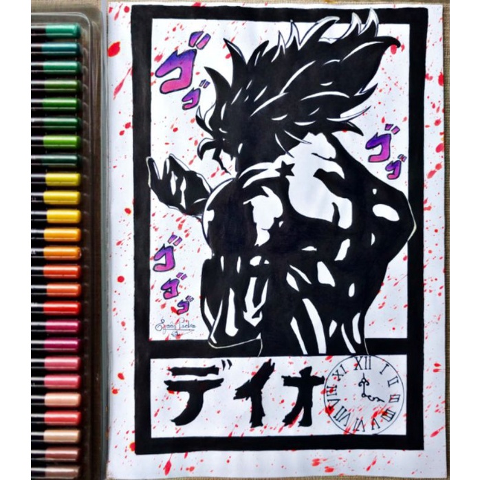 Quadro Dio Brando | Shopee Brasil