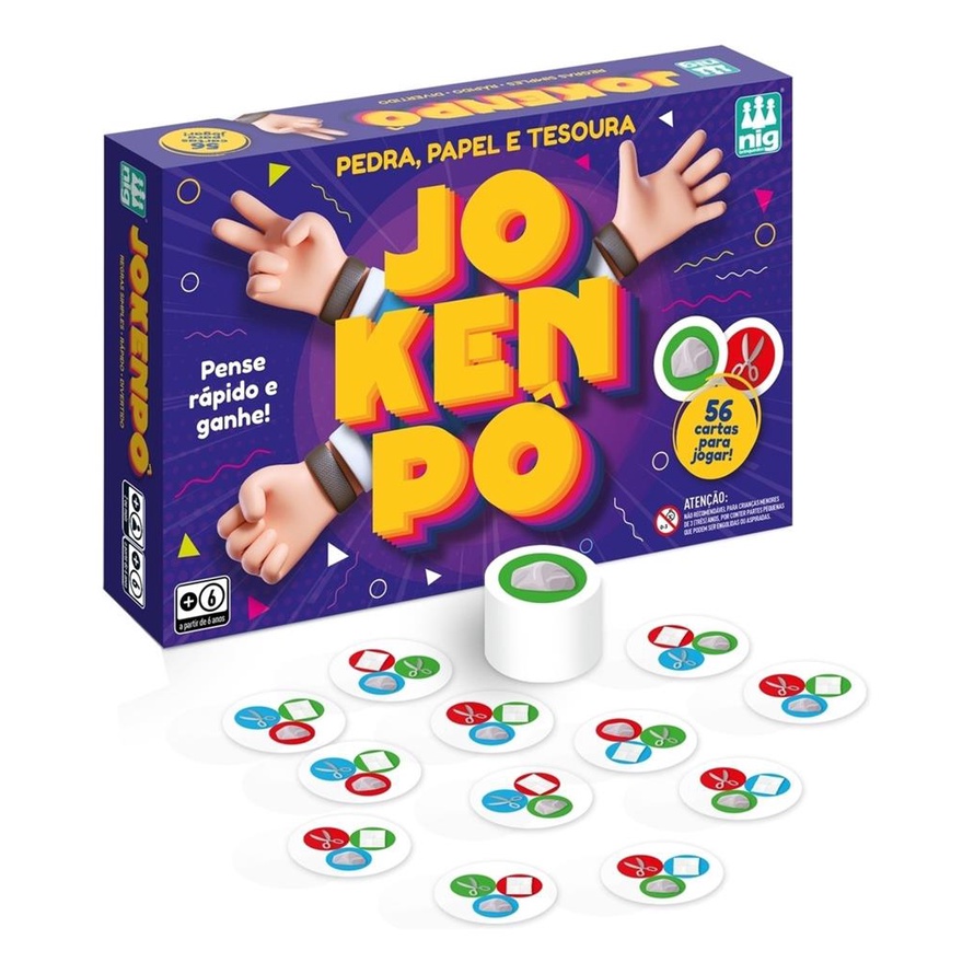 Jogo De Cartas Jokenpo - Nig | Shopee Brasil