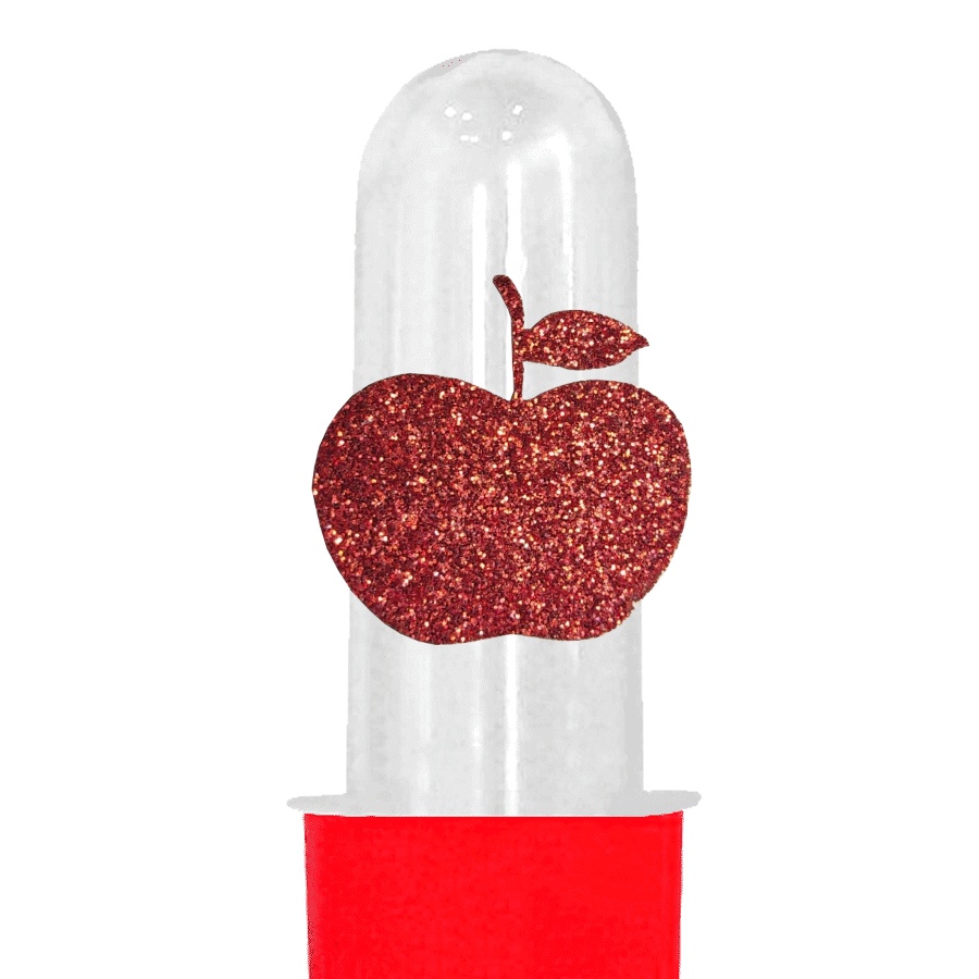 Aplique de EVA Maçã Branca de Neve para Festas e Decoração c/ 4 ...