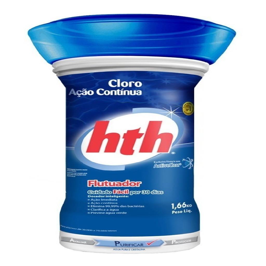 Flutuador 1 Unid. Hth Clorador 1,66kg Fita | Shopee Brasil