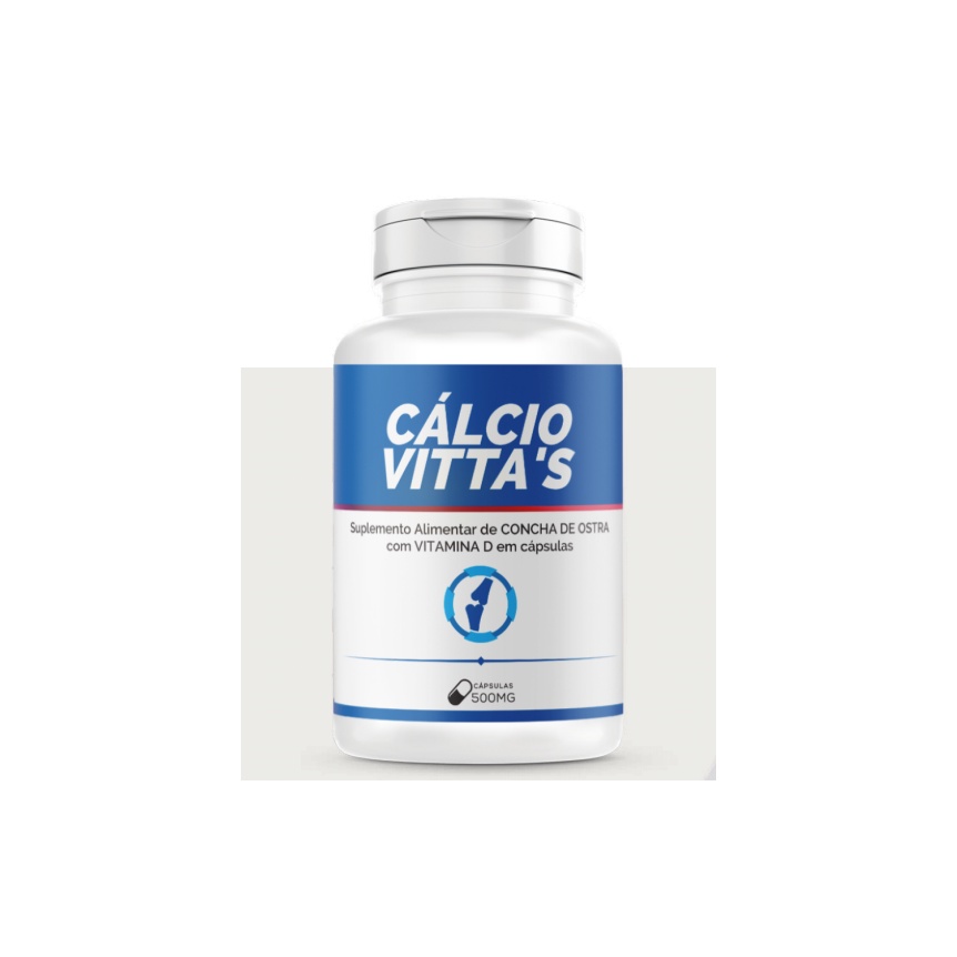 CÁLCIO VITTA'S 500MG | 60 CÁPS | Shopee Brasil