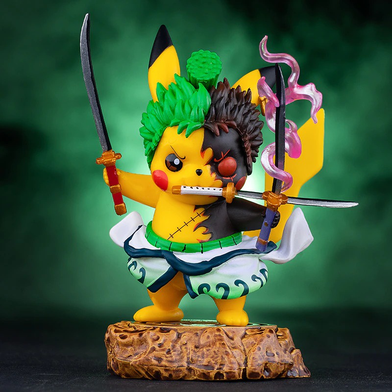 Action Figure Pikachu Cosplay Zoro | Shopee Brasil