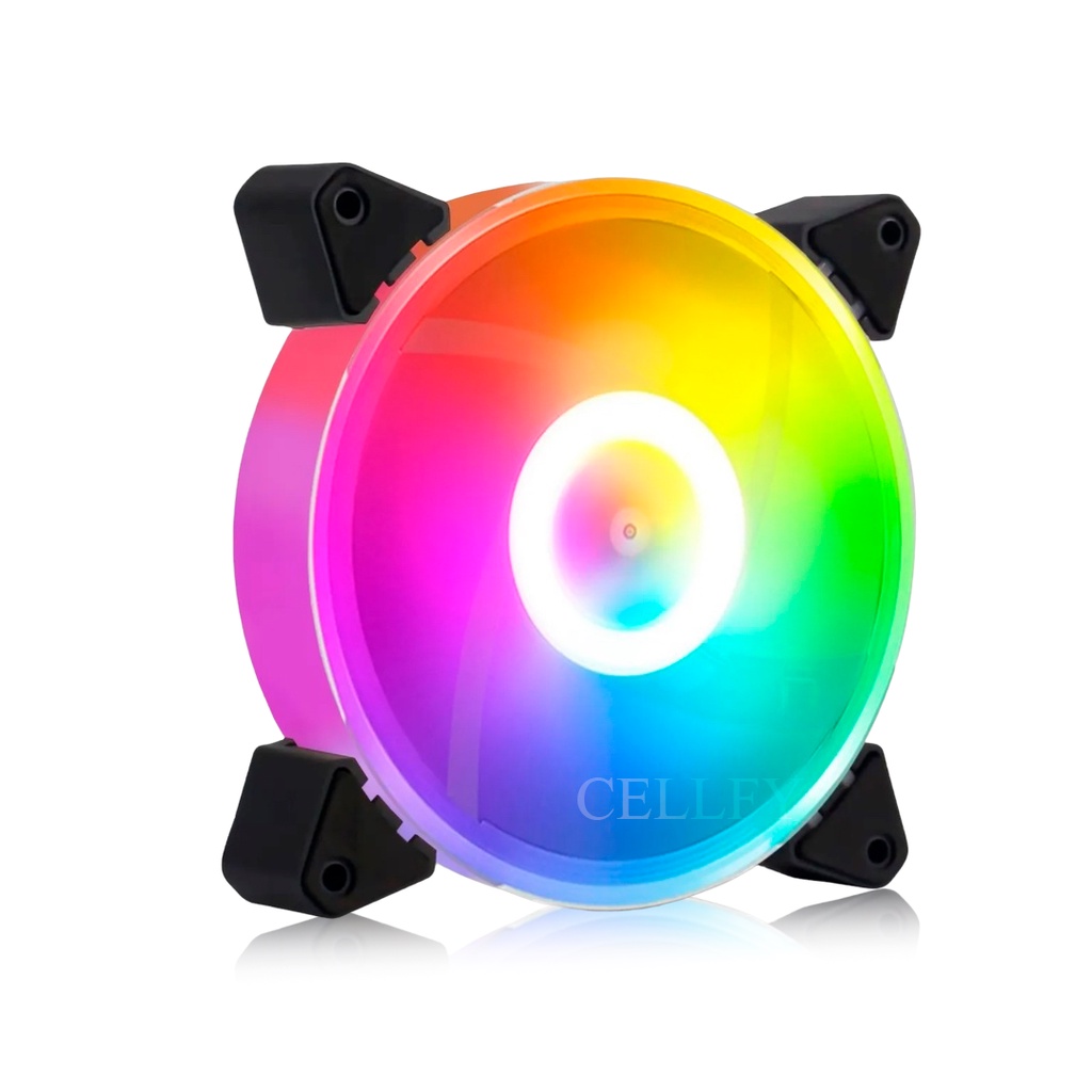 Cooler Fan Rgb 120mm Pc Gamer Fan Gabinete Kcool 3+4pinos - Knup ...