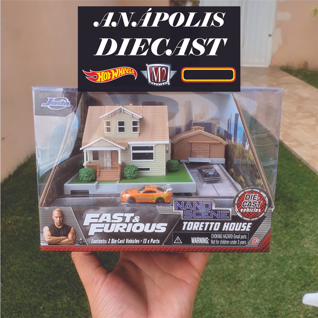 CASA TORETTO VELOZES E FURIOSOS - JADA TOYS - TORETTO HOUSE | Shopee Brasil