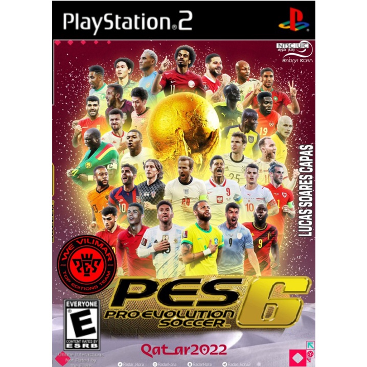 PES 6 Brasileirão 2023 Para Ps2 - Escorrega o Preço