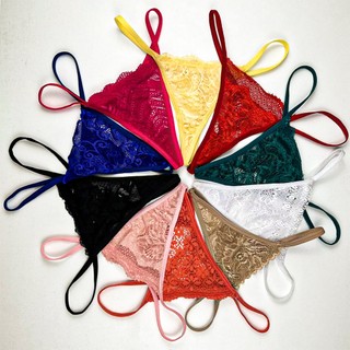 KIT 10 Calcinha tanga fio dental shein strappy renda sexy tanga sensual ...
