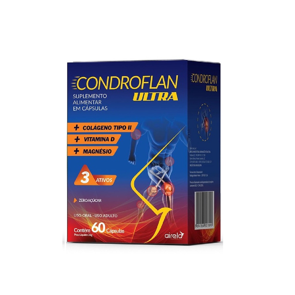 Condroflan Ultra Capsulas Com 60 comp Suplemento Alimentar | Shopee Brasil