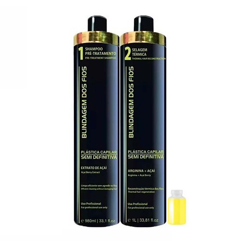 Progressiva Blindagem dos Fios Shampoo Argan Dulux | Shopee Brasil