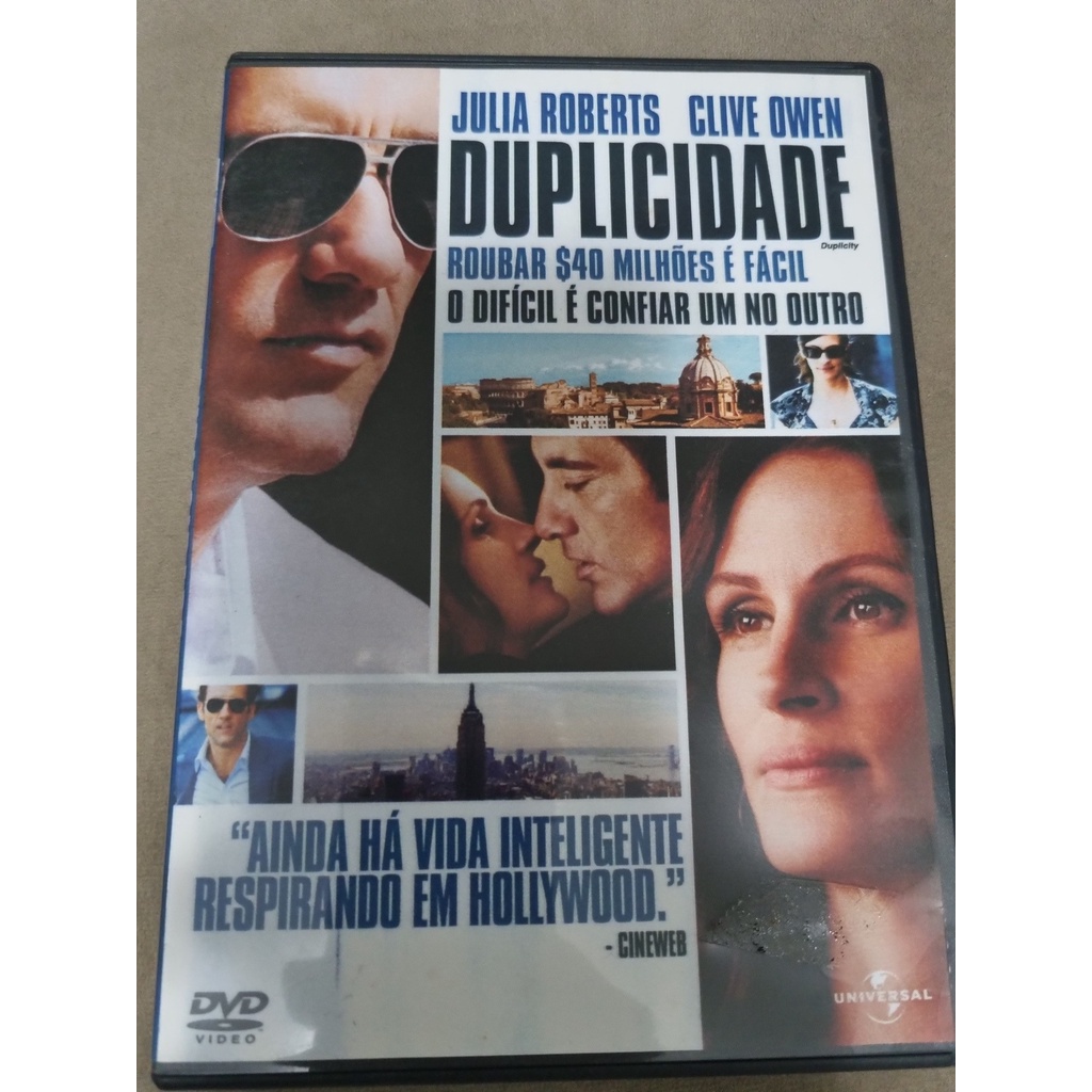 DVD Duplicidade (Julia Roberts) | Shopee Brasil