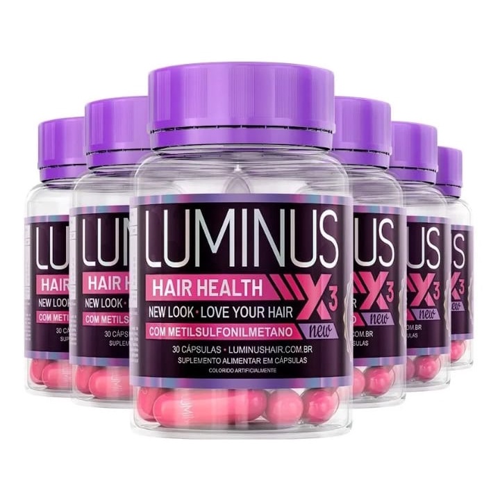 Kit C/ 6 Luminus Hair - 30 Cápsulas | Shopee Brasil